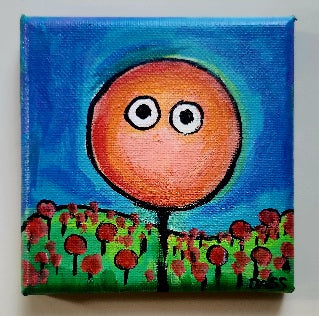 Original Poppy Field 4x4 – Noelle Dass Artimals Studio